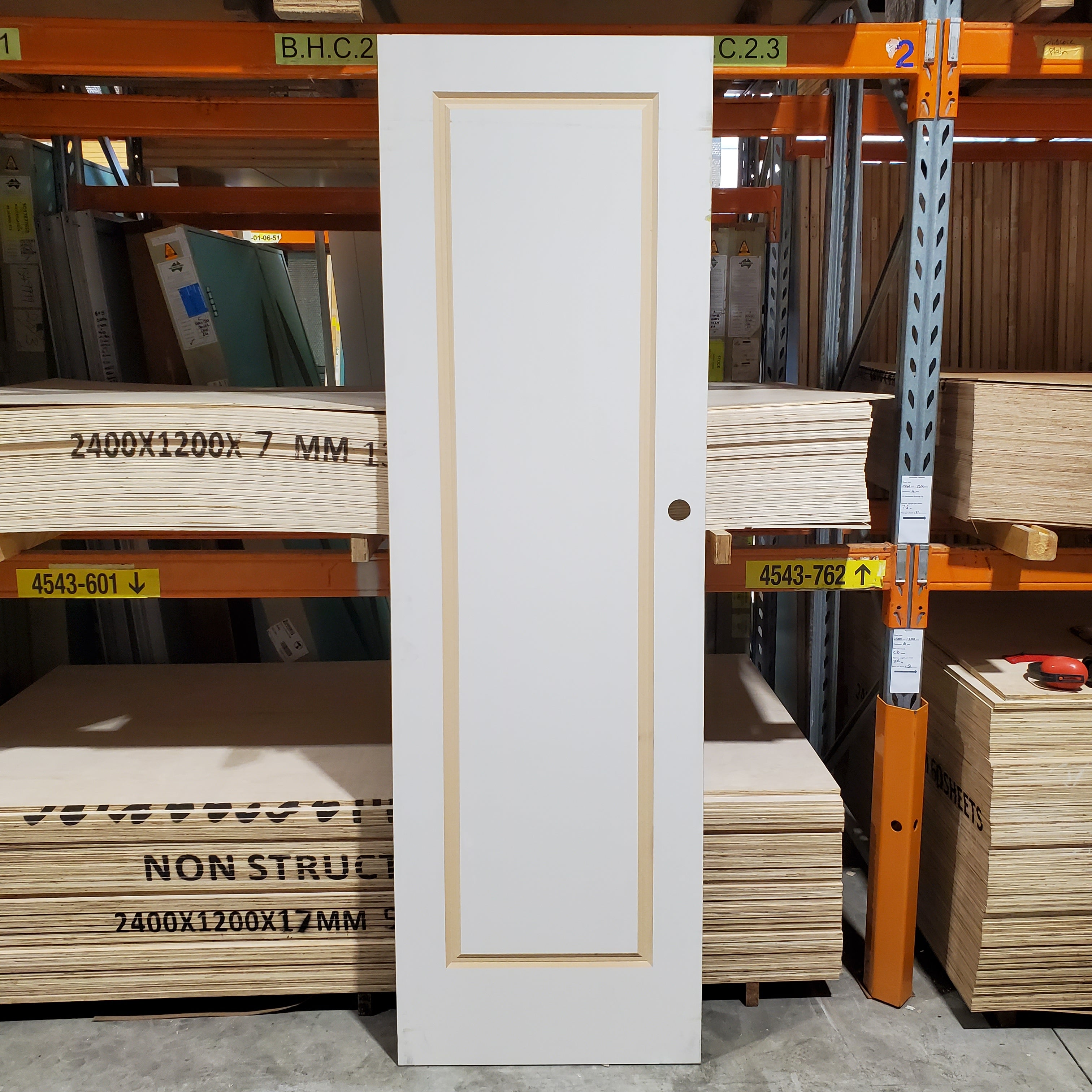 2340 x 720 x 35 Semi-solid core internal timber door with pattern 30393 ...